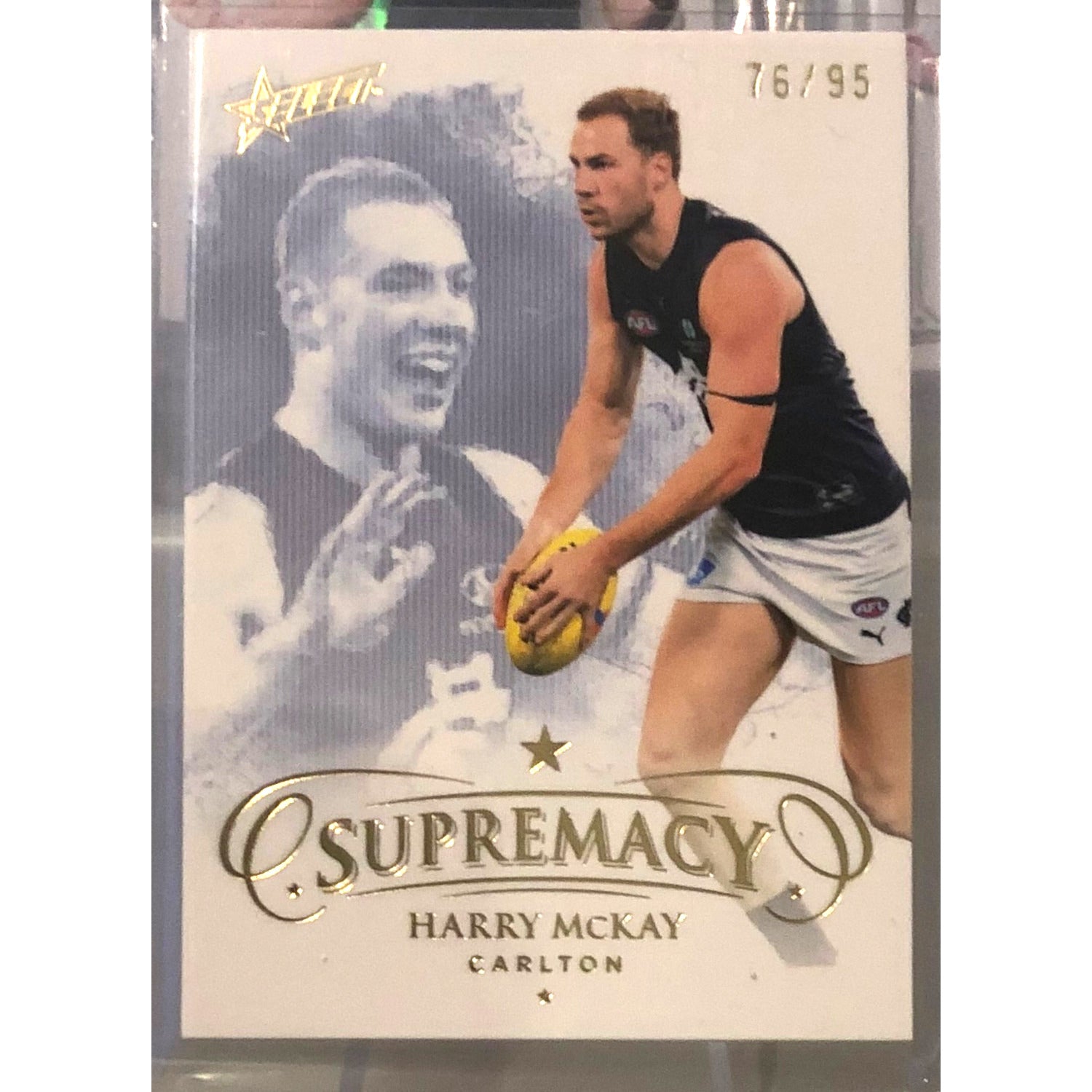 2024 SELECT AFL SUPREMACY Gold Base Harry McKay 76/95 – Sports Card Store