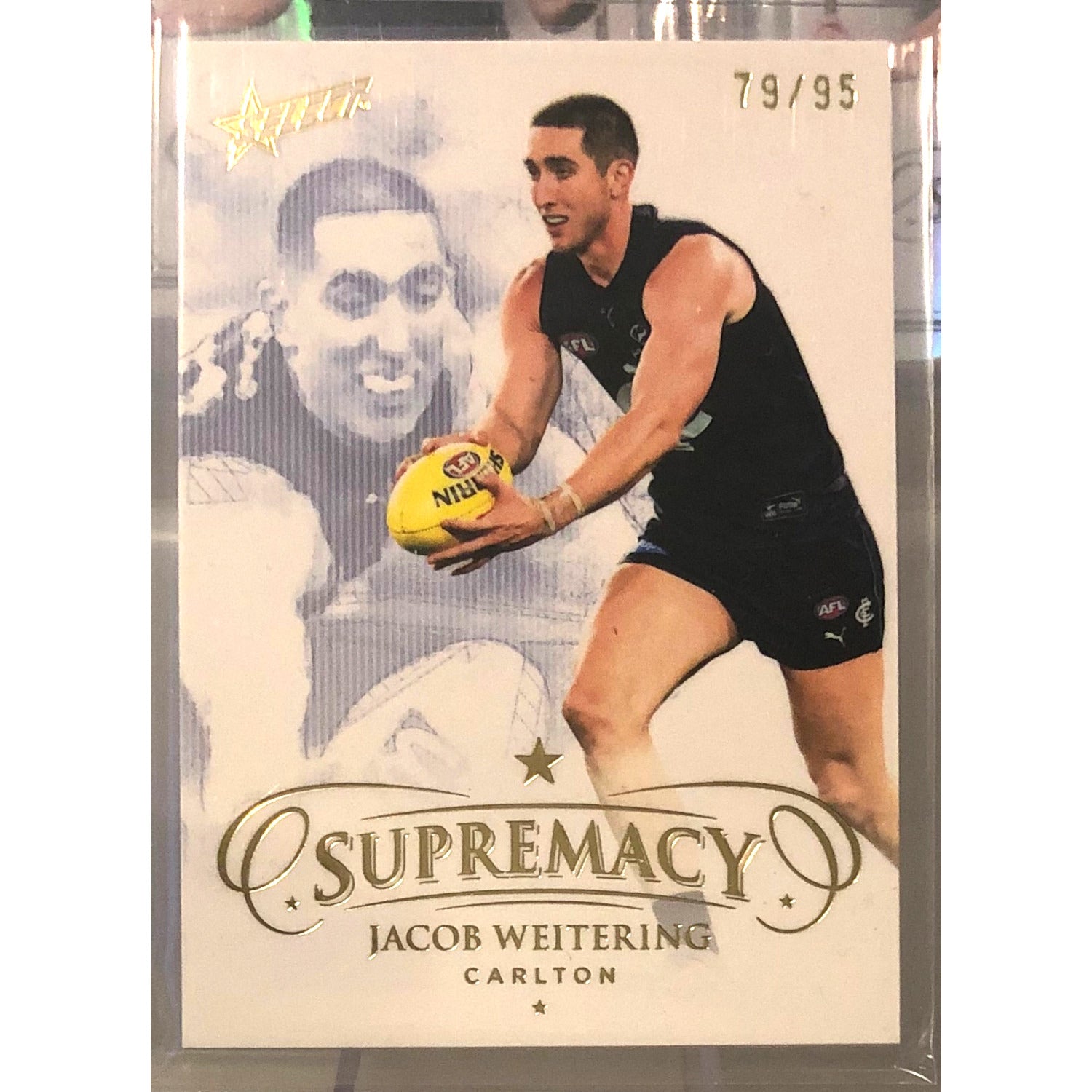 2024 SELECT AFL SUPREMACY Gold Base Jacob Weitering 79/95 – Sports Card ...