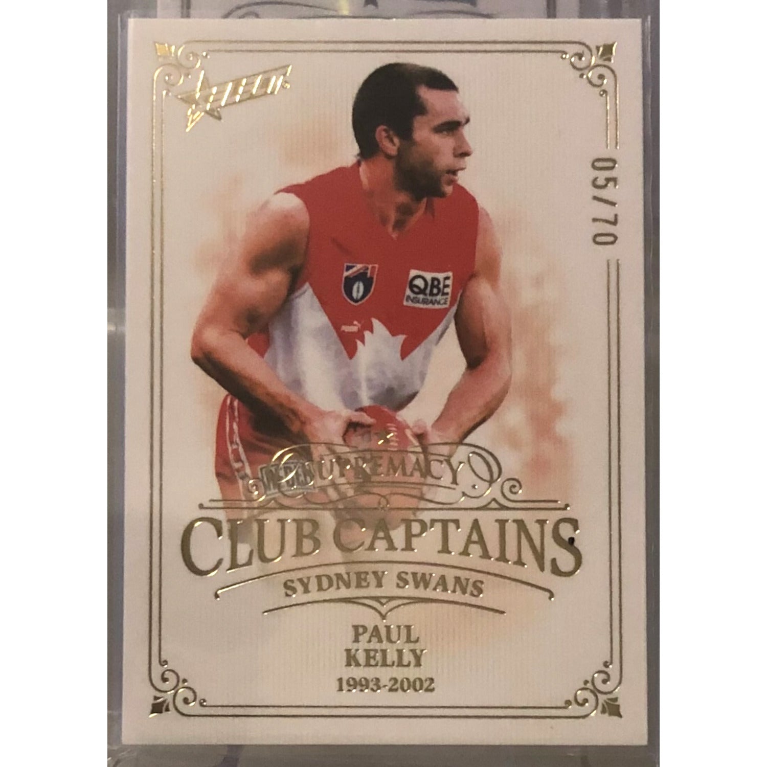 2024 SELECT AFL SUPREMACY Club Captains Paul Kelly 05/70 LOW – Sports ...