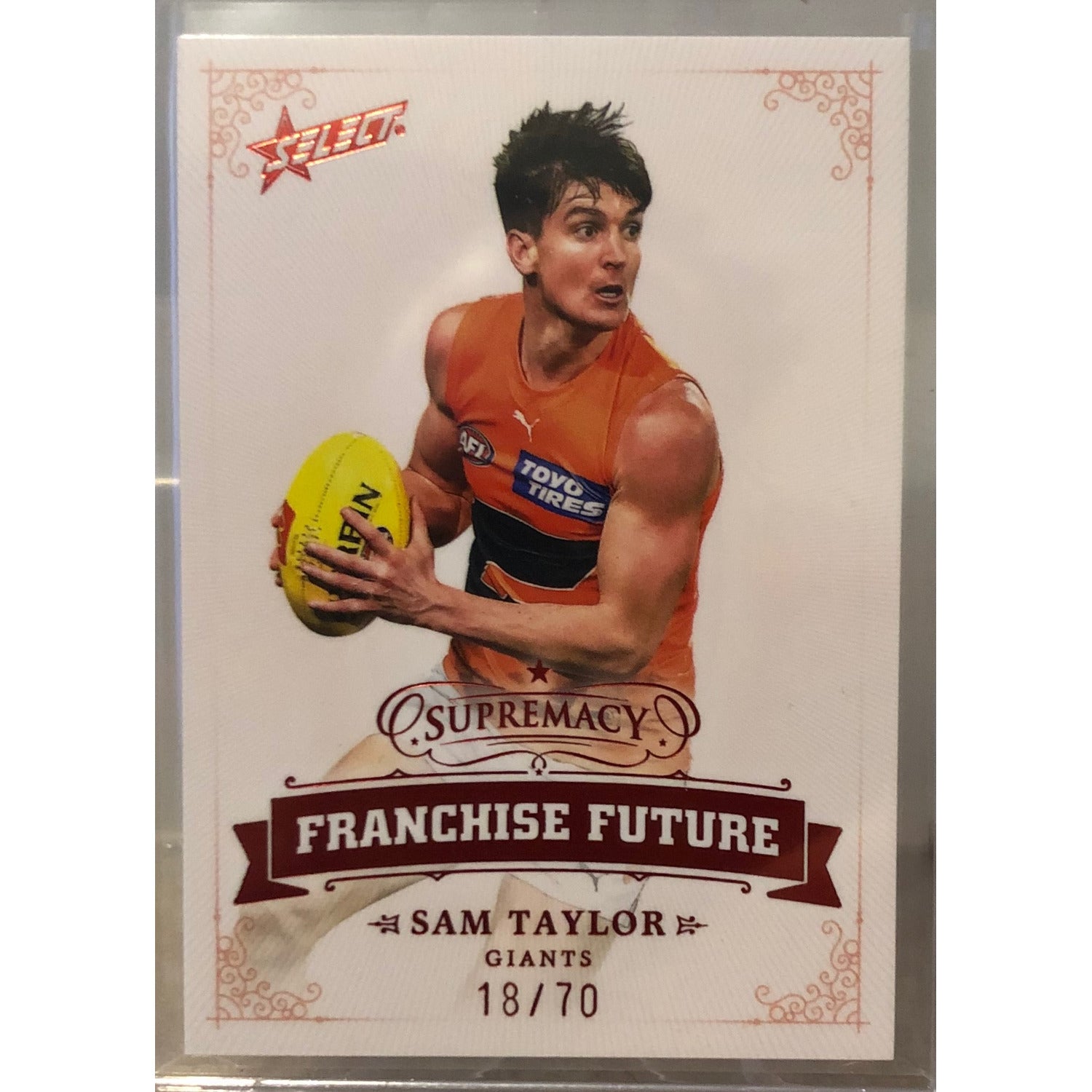 2024 SELECT AFL SUPREMACY Franchise Future Sam Taylor 18/70 – Sports ...