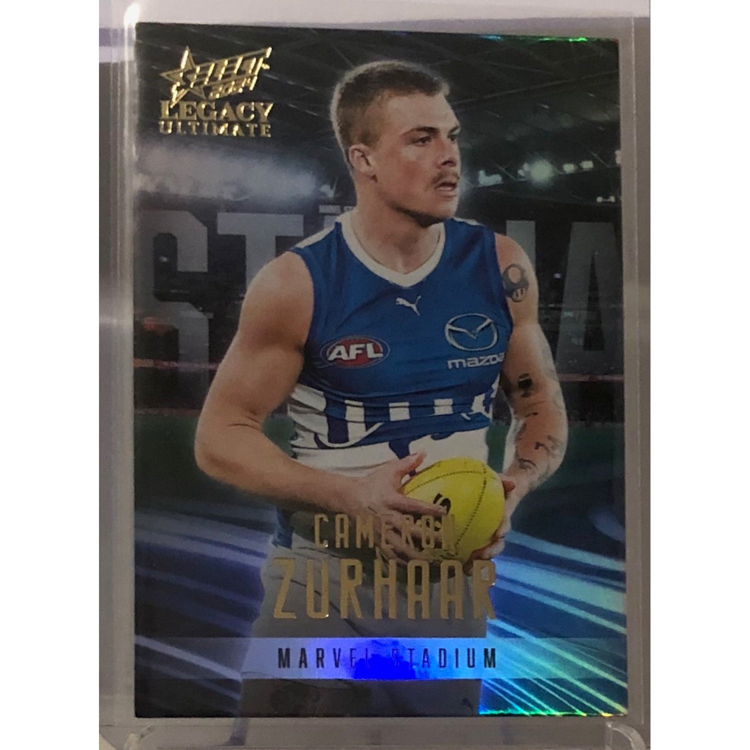 2024 AFL LEGACY Ultimate Cameron Zurhaar Stadia North Melbourne 02/90 ...